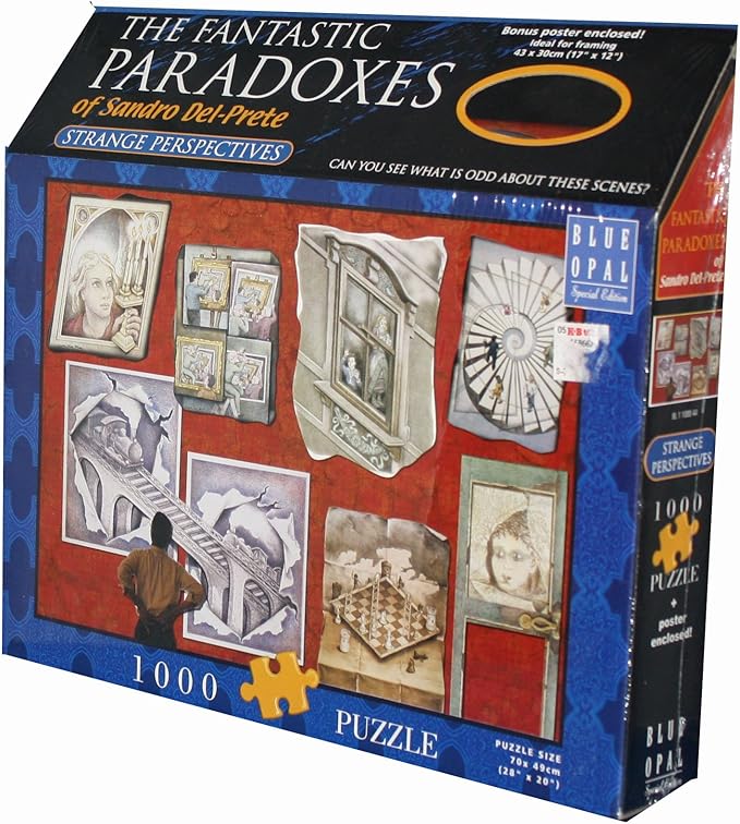 Strange Perspectives – 1000 Piece Puzzle (Blue Opal) – Puzzle House